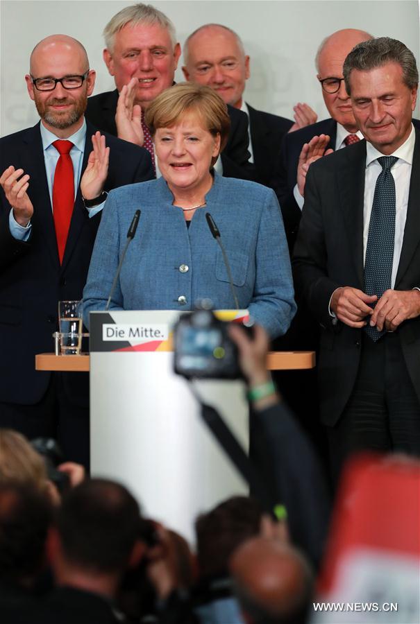 Merkel's party wins commanding yet lower votes as far-right AfD to ...