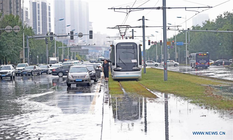 Heavy rainfall causes flood in Shenyang, NE China_English__China Youth ...