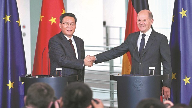 Li, Scholz vow to strengthen Sino-German cooperation_English__China ...