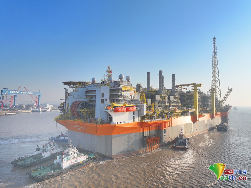 World's largest-tonnage FPSO delivered in Jiangsu_English__China Youth ...