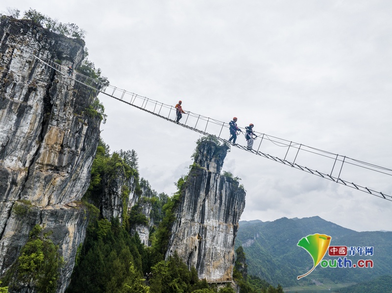 Via ferrata adventure thrills outdoor climbers on steep cliffs_English ...