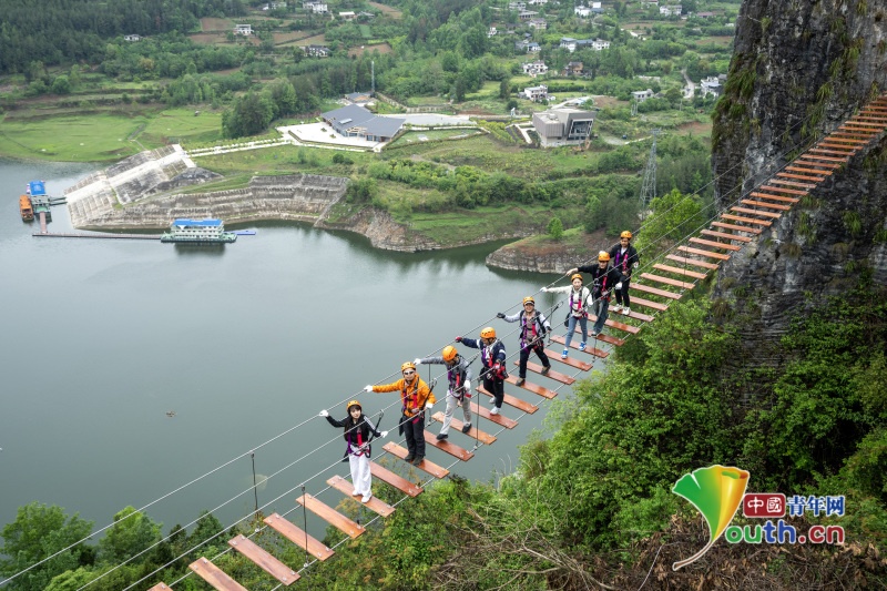 Via ferrata adventure thrills outdoor climbers on steep cliffs_English ...