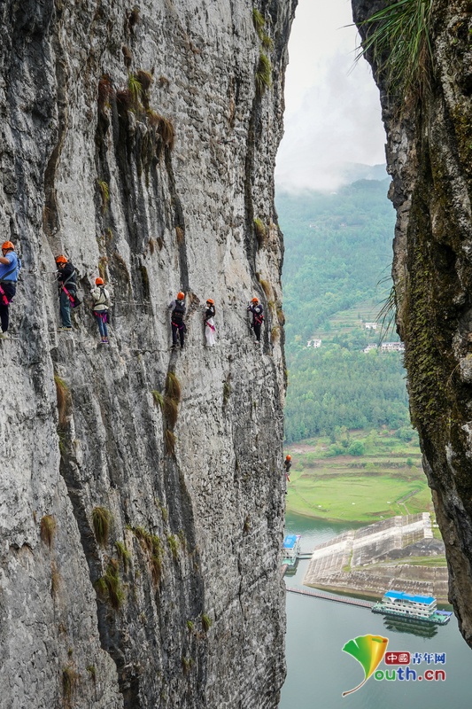 Via ferrata adventure thrills outdoor climbers on steep cliffs_English ...