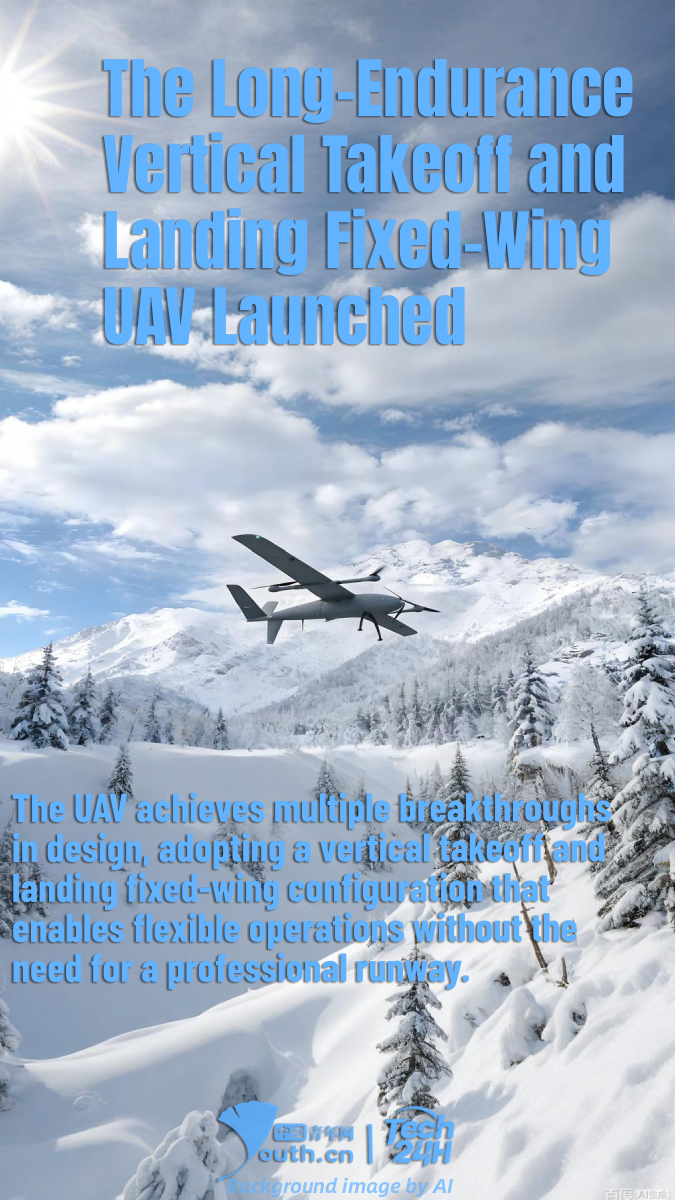 The Long-Endurance Vertical Takeoff and Landing Fixed-Wing UAV Launched ...